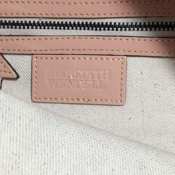 meredith wendell | Bags | Authentic Meredith Wendell Leather Trimmed ...